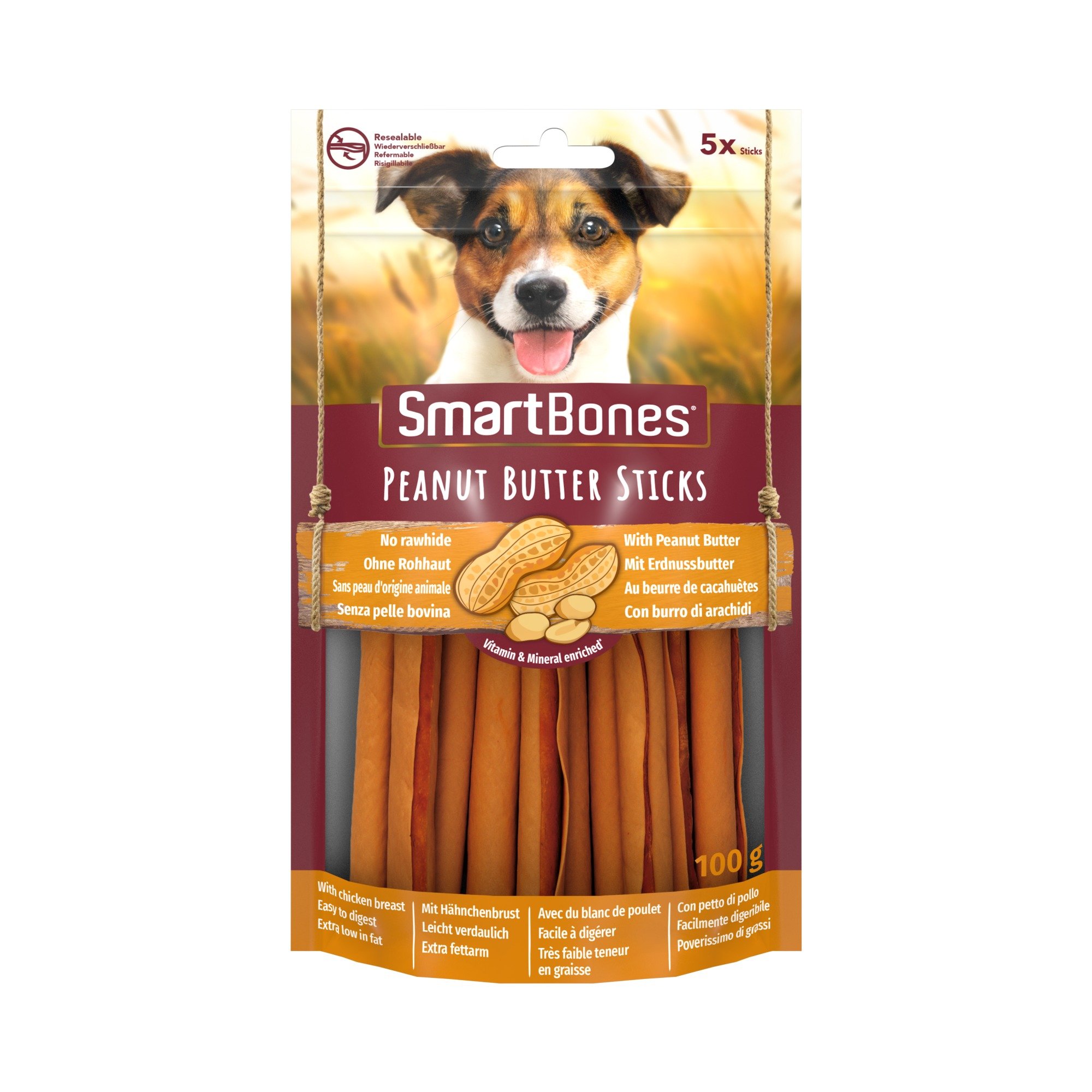 Buy SmartSticks Peanut Butter for your dog | Tinybuddy