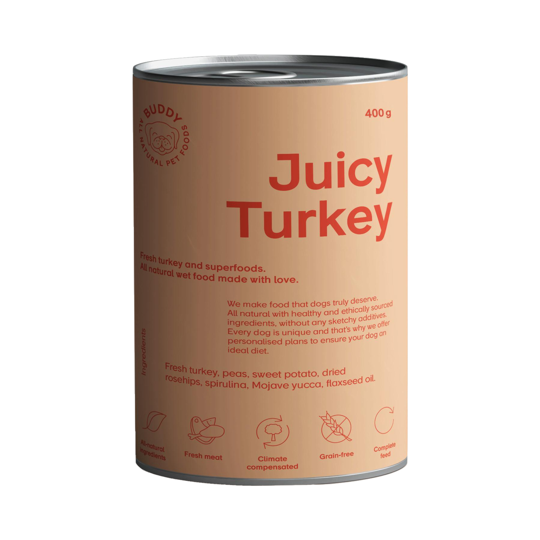 Buy Buddy Juicy Turkey for your dog | Tinybuddy