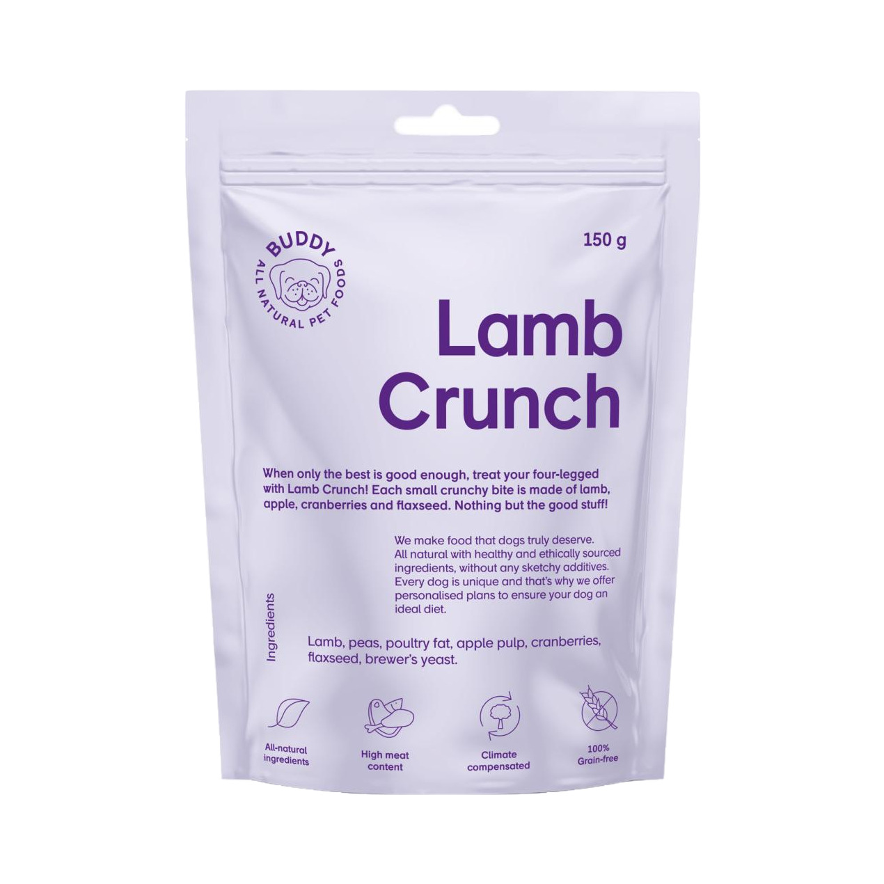 Buy Buddy Lamb Crunch for your dog | Tinybuddy