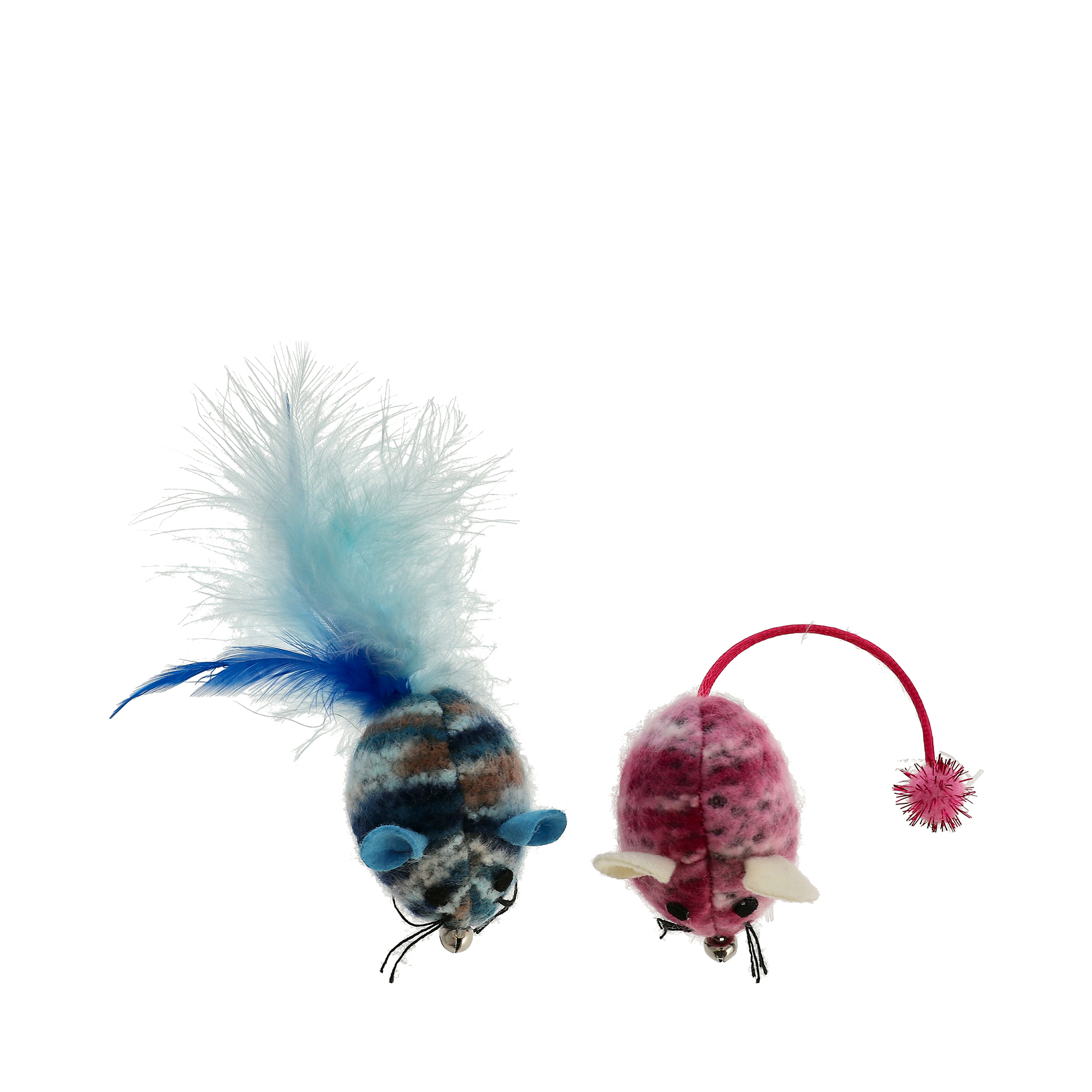 Buy Fuzzy Cat Toy Mouse 2-pack for your dog or cat | Tinybuddy