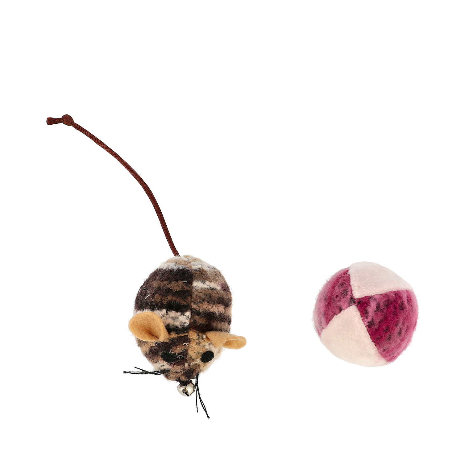Buy Fuzzy Cat Toy Mouse with Ball for your dog or cat | Tinybuddy