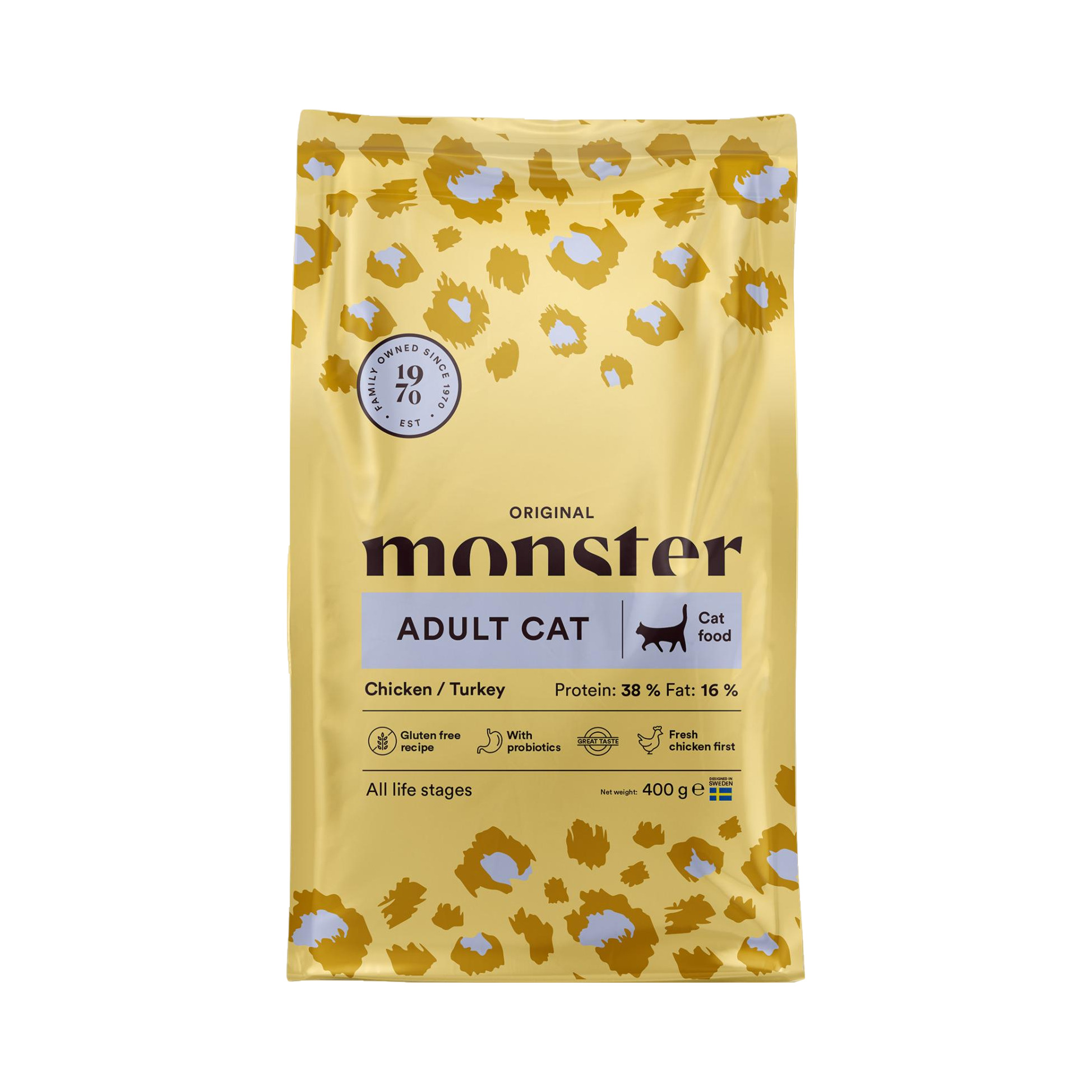 Buy Monster Cat Original Adult Chicken & Turkey | Tinybuddy