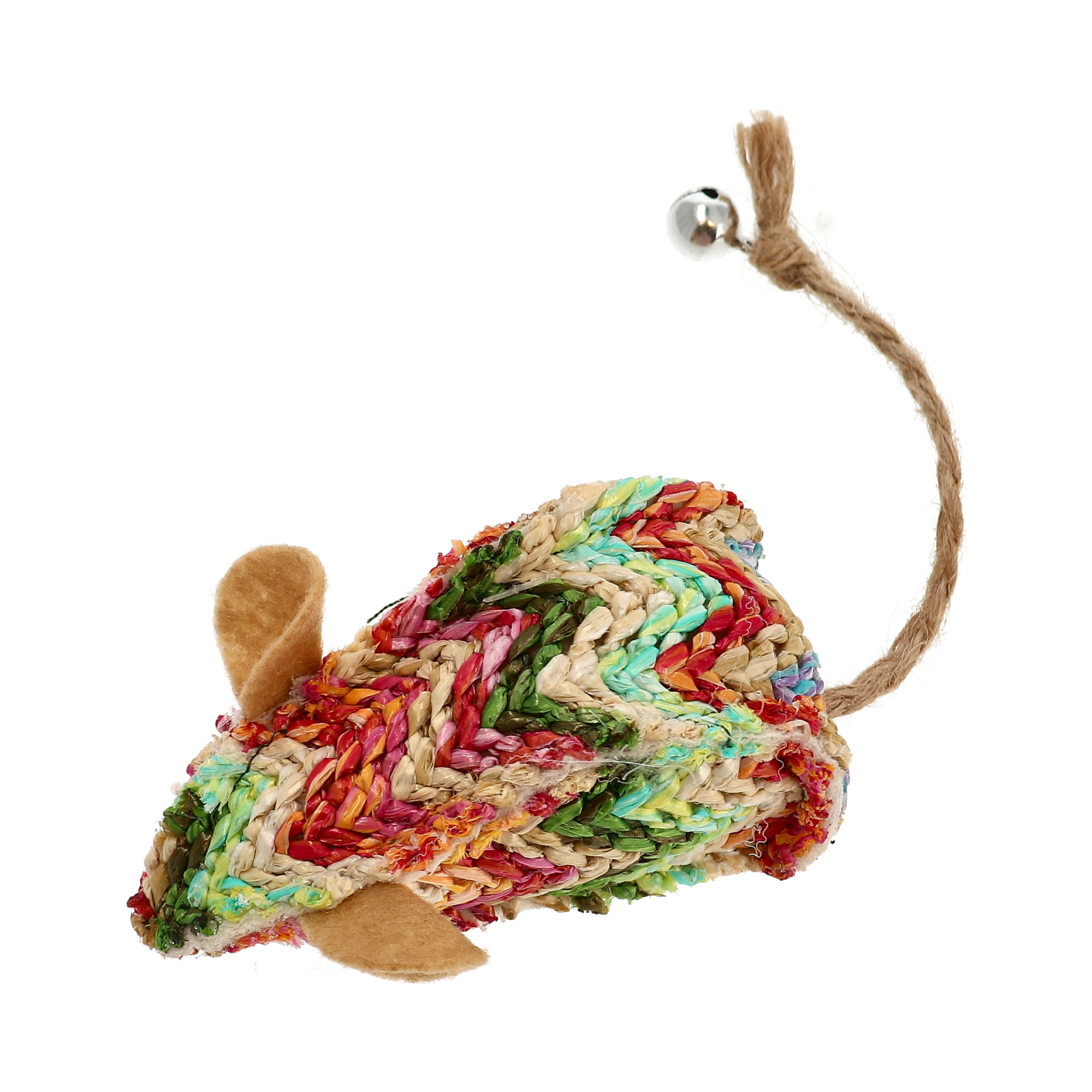 Buy Dogman Natural Cat Toy Mouse Colorful | Tinybuddy