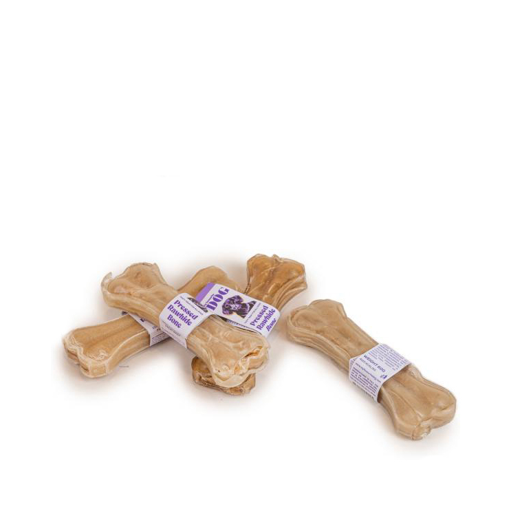 Buy Pressed Rawhide Chew Bone Natural for your dog | Tinybuddy